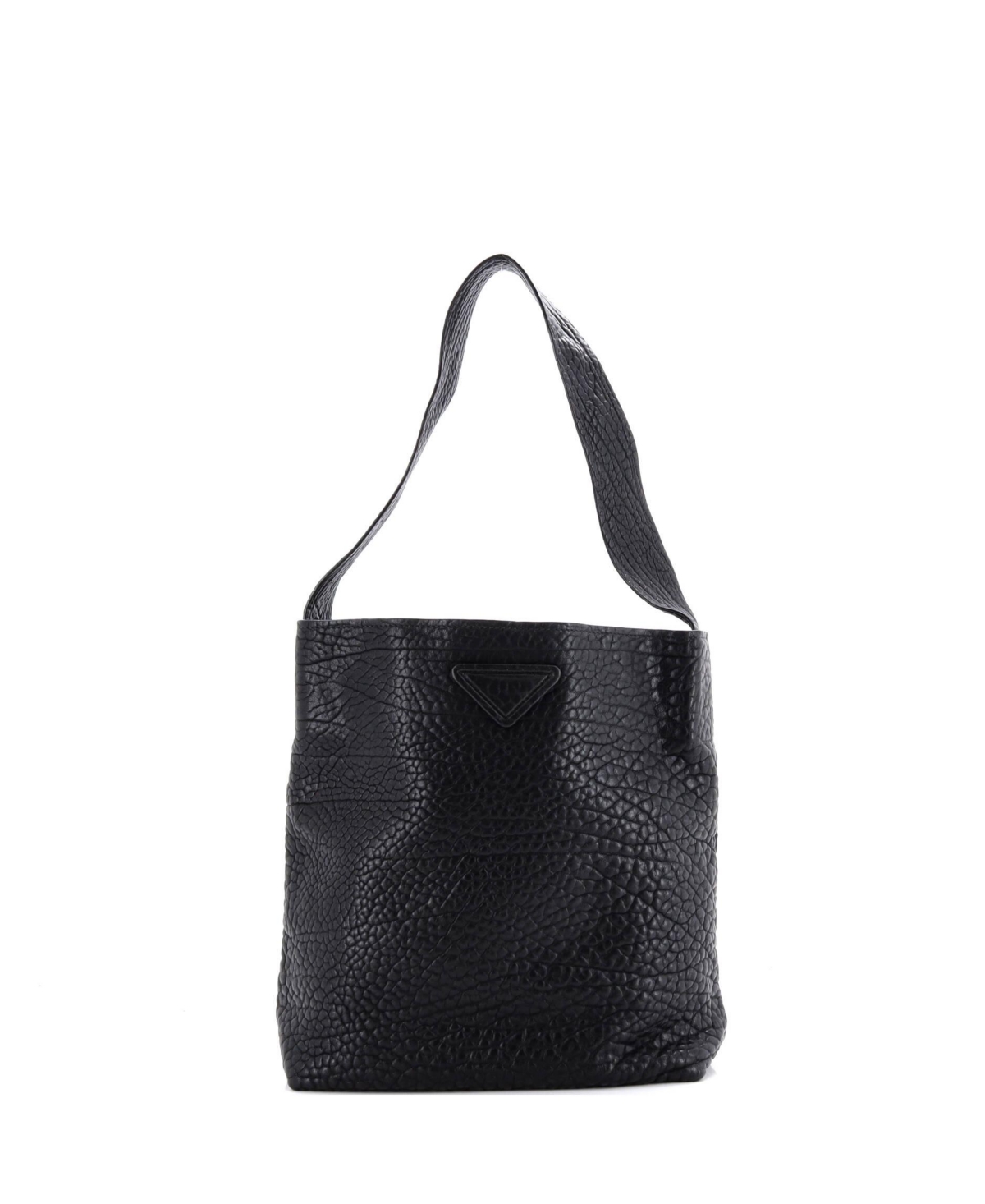 Click here for Pre-Owned Prada Triangle Shoulder Bag Calfskin - B... prices