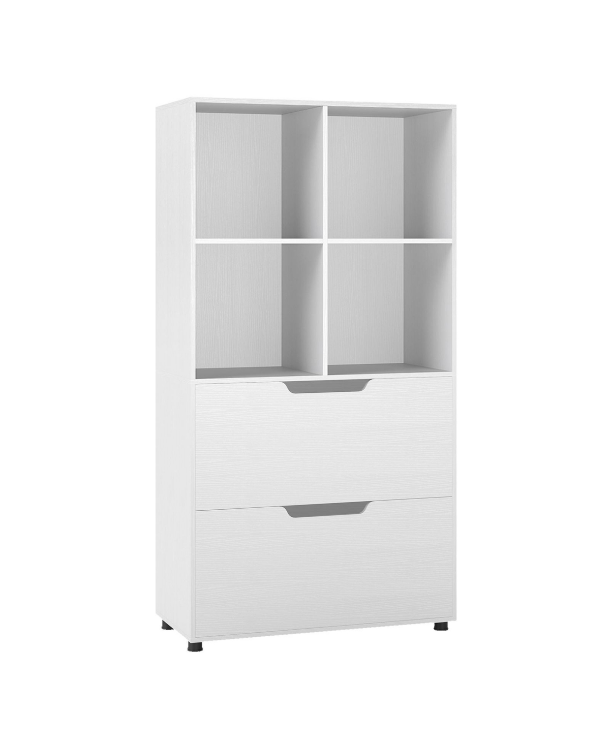 Click here for Slickblue 51 Inch Tall 5 Tier Bookcase with 4 Cube... prices