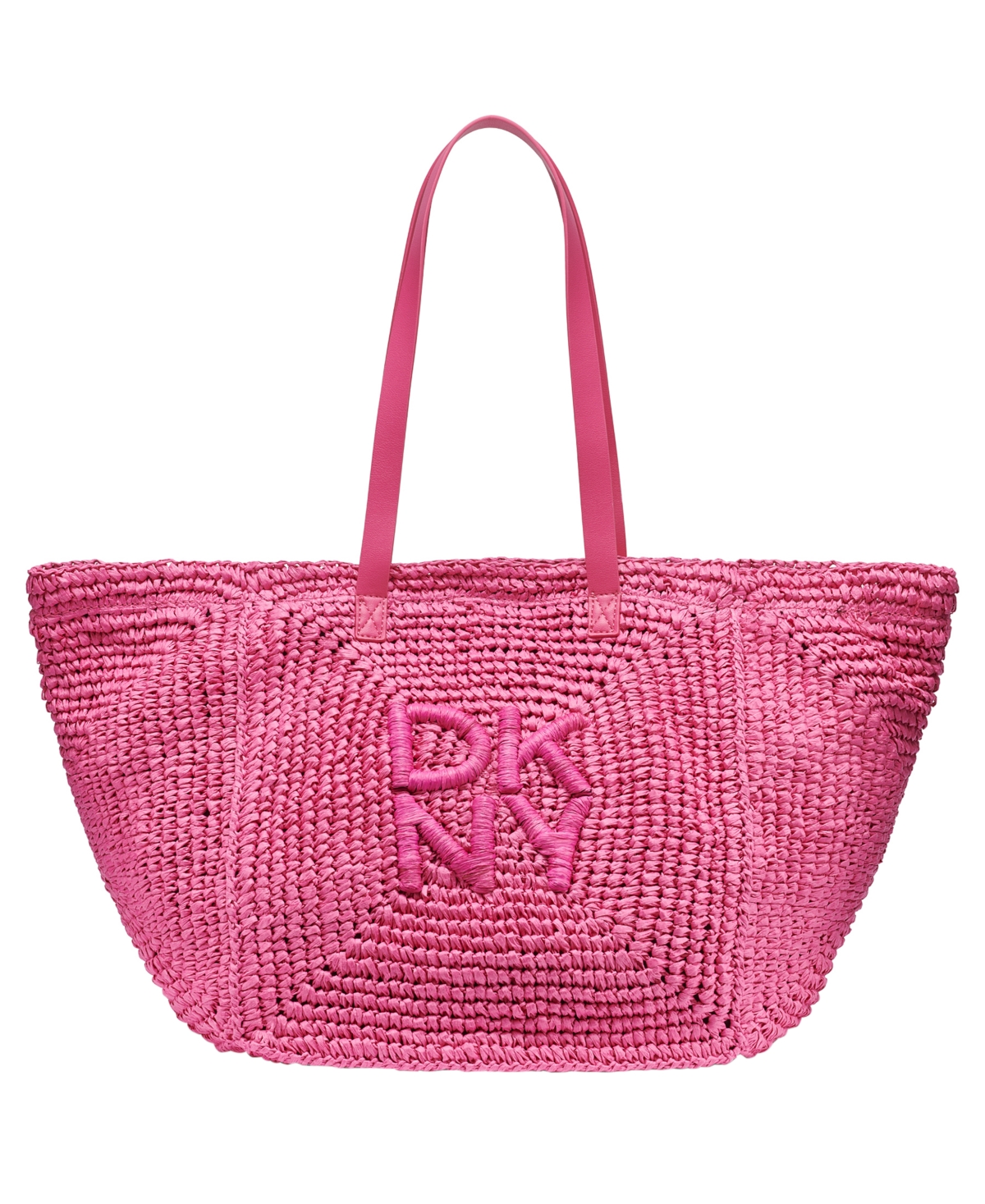 Click here for Dkny Paloma Woven Tote - Hot Pink prices