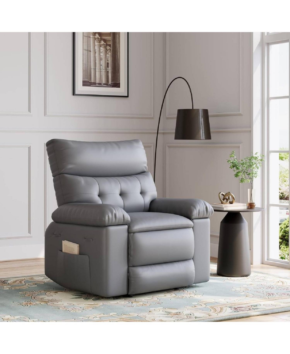 Click here for gaomon Oversized Manual Recliner Sofa Chair for Li... prices