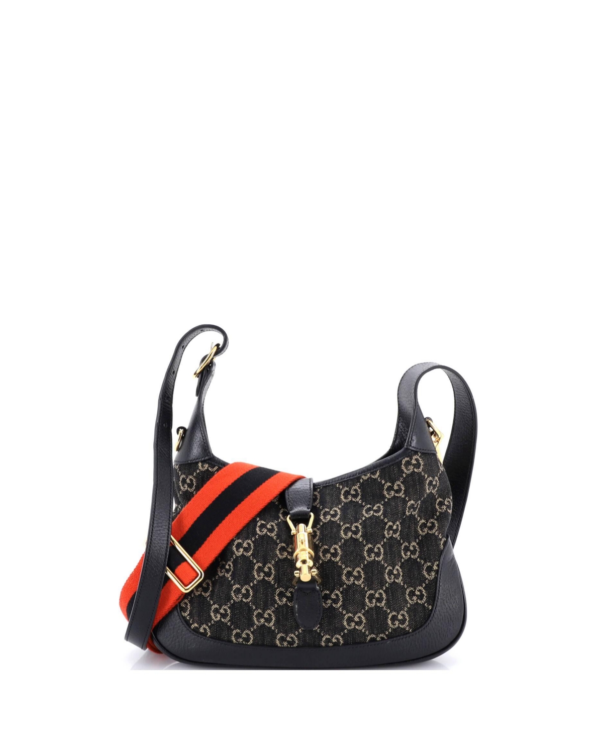 Click here for Pre-Owned Gucci Small Jackie 1961 Hobo Gg Denim -... prices