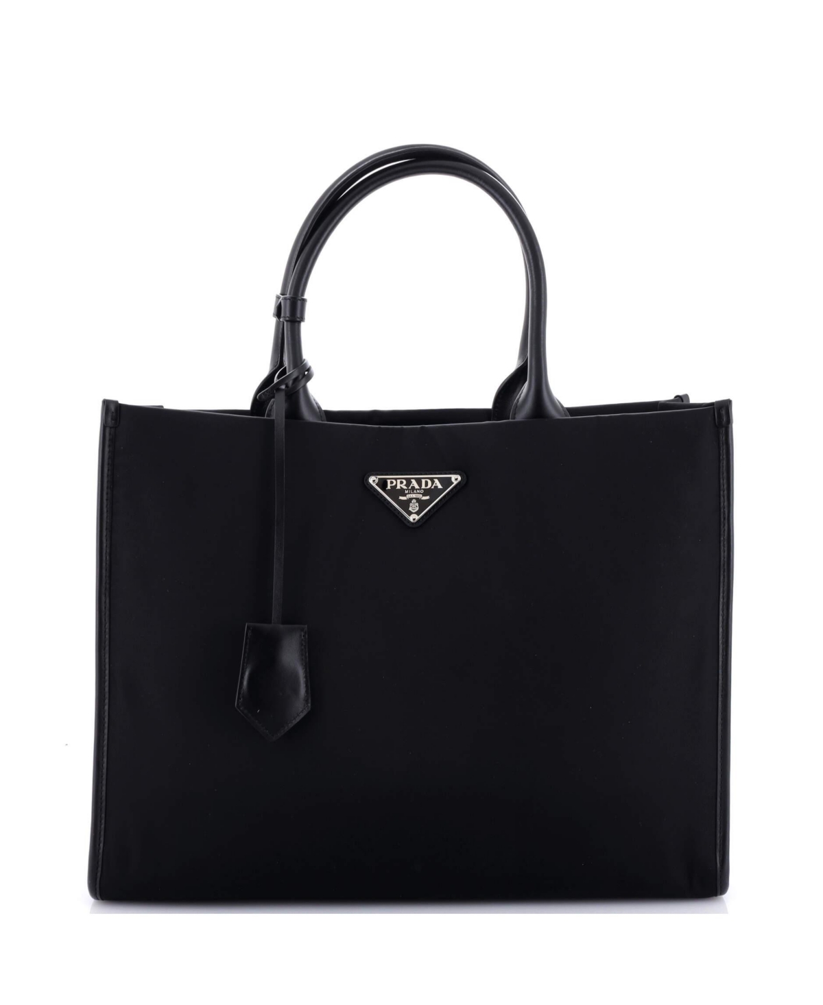 Click here for Pre-Owned Prada Medium Padded Open Shopper Tote Te... prices