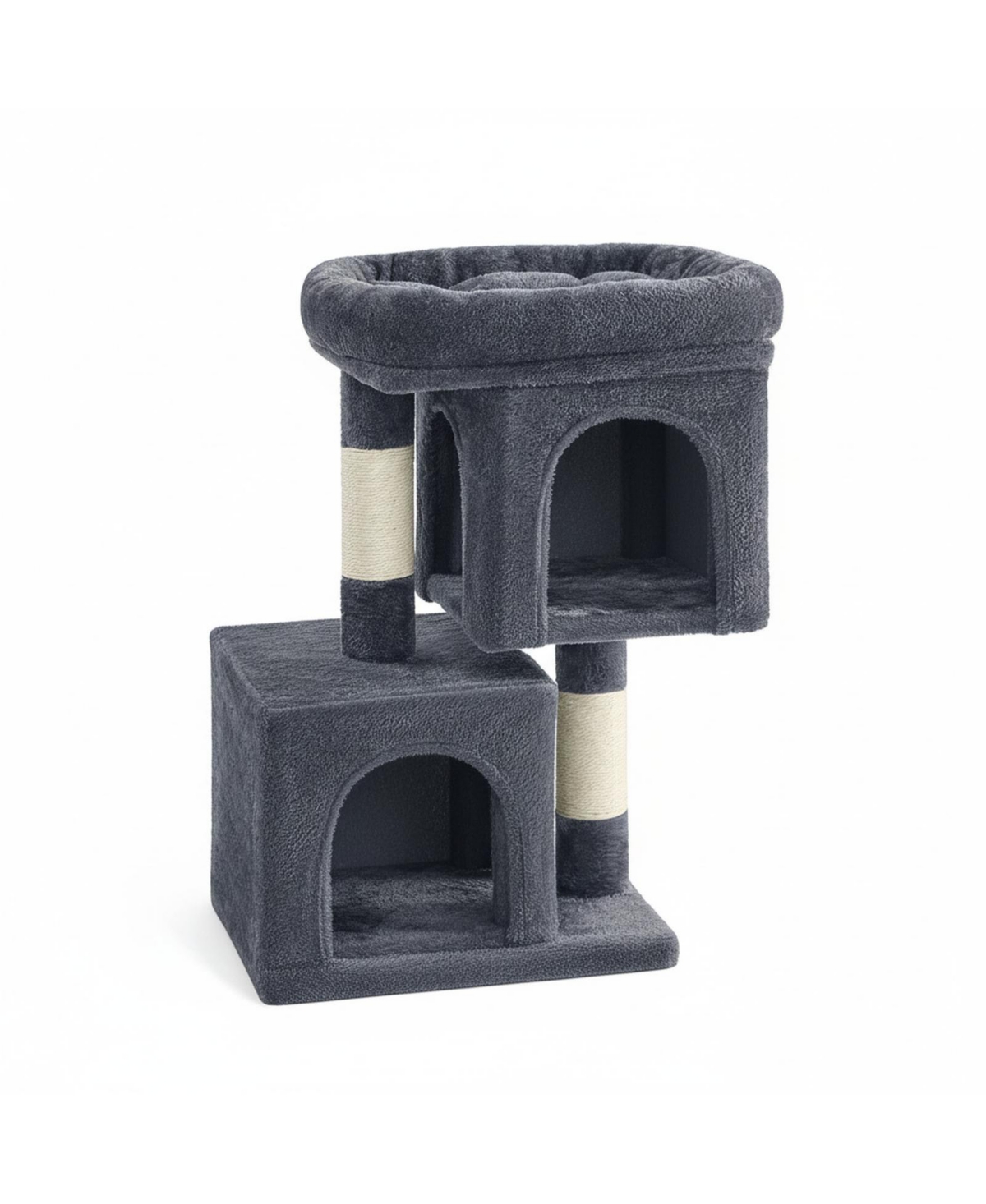 Click here for Aronkl Cat Tree Tower with Large Perch 2 Caves Scr... prices