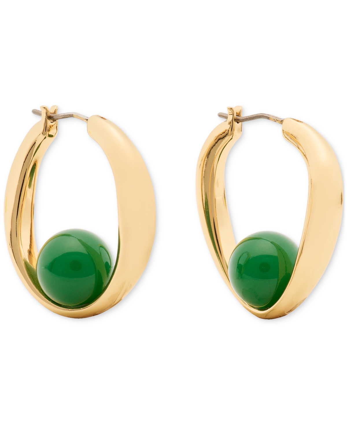 Click here for kate spade new york Gold Plated Harmony Hoop Earri... prices