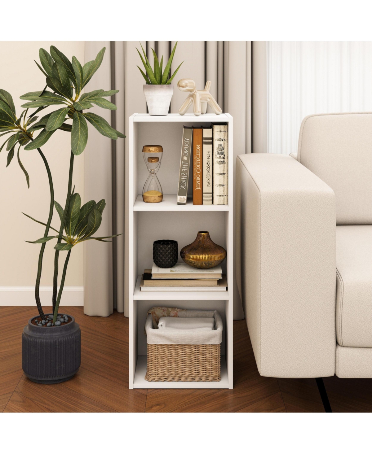 Click here for Homlux 3 Cube Decorative Bookshelf Open Bookcase T... prices