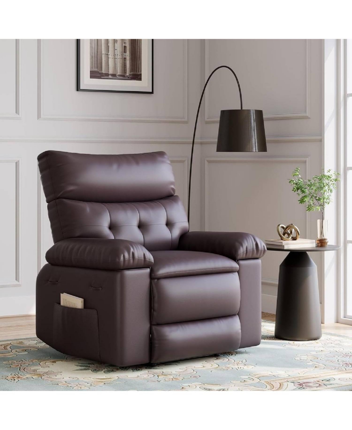 Click here for gaomon Oversized Manual Recliner Sofa Chair for Li... prices