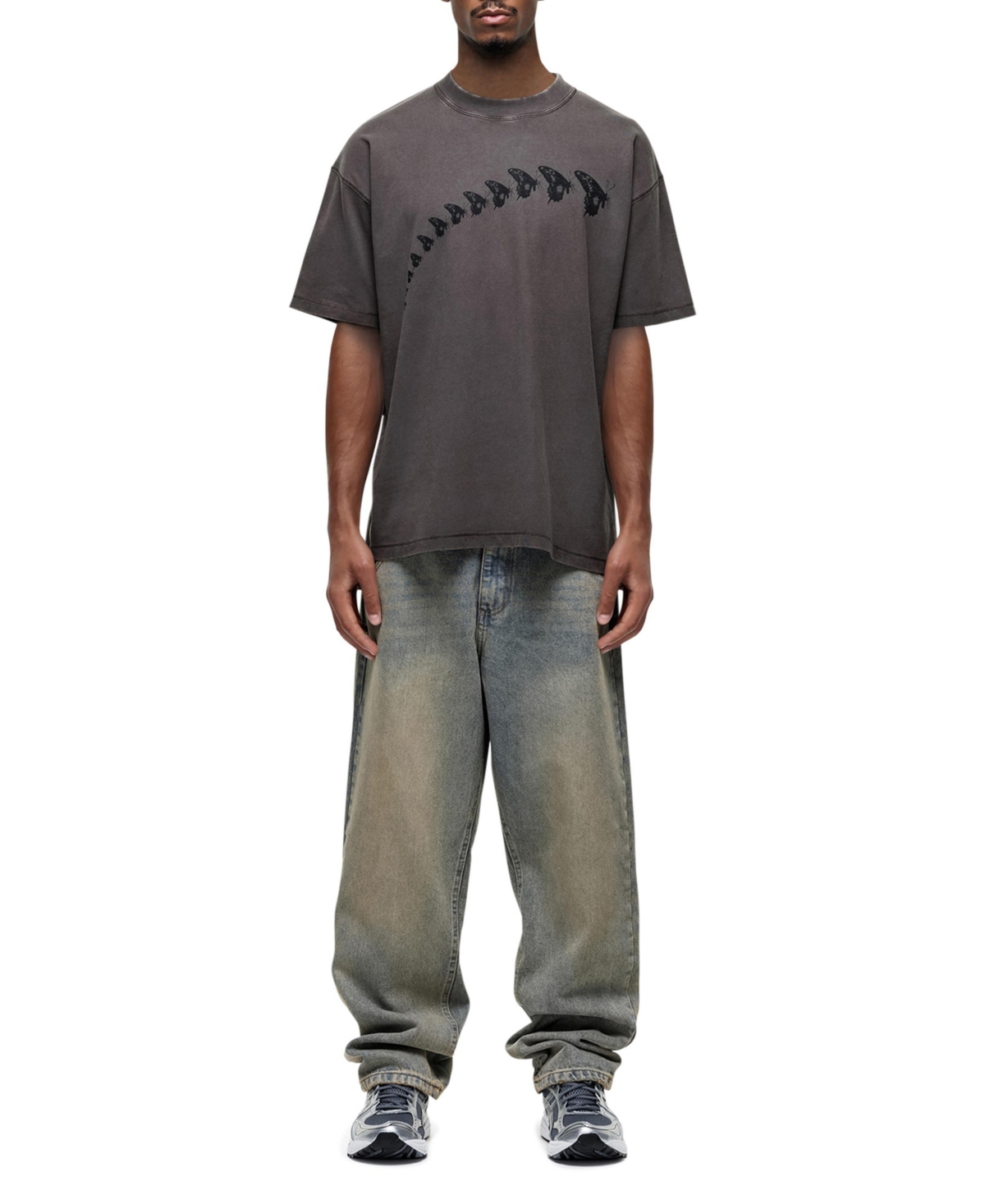 Click here for Good For Nothing Mens Drift Washed Printed T-Shirt... prices