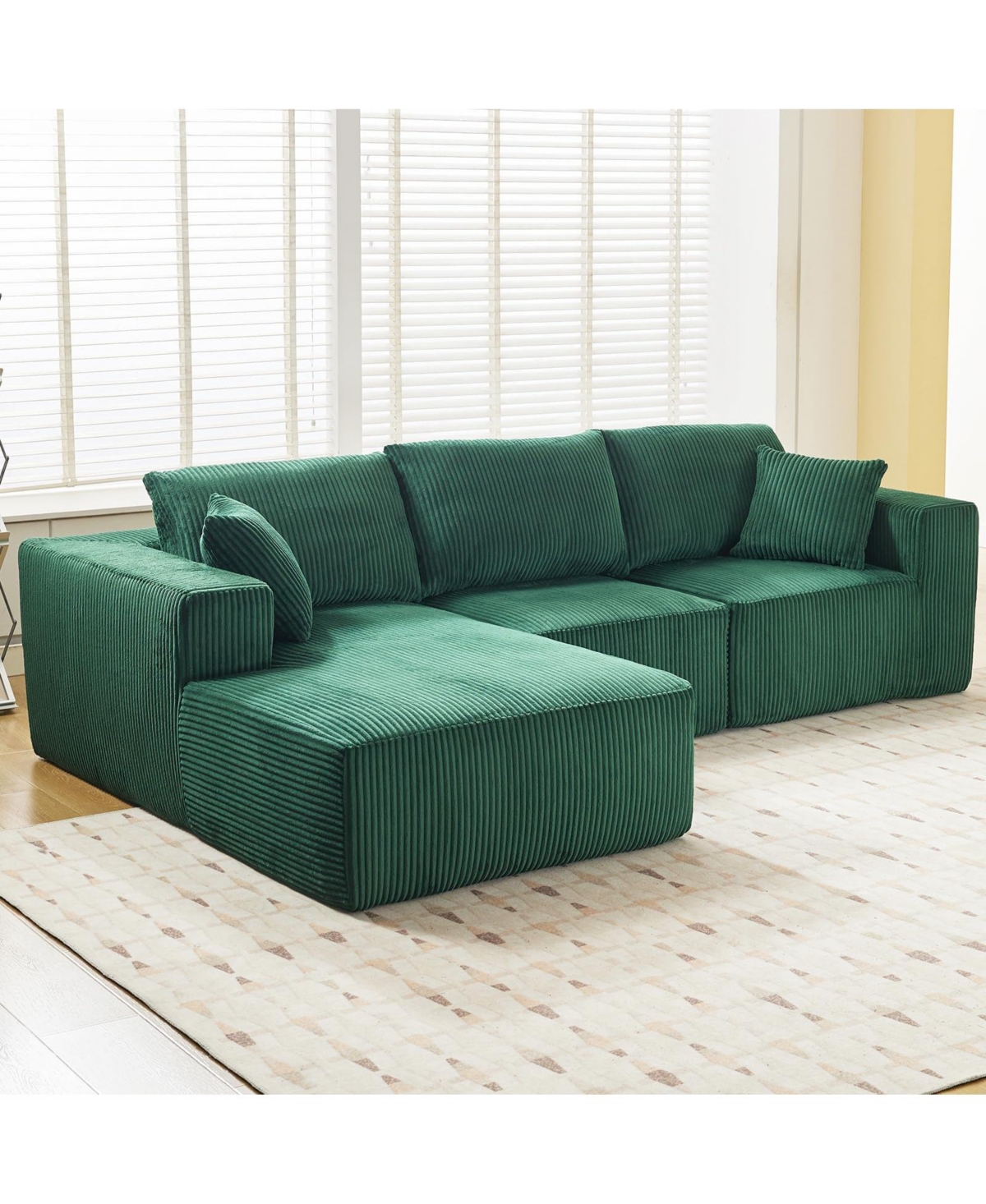 Click here for gaomon 108 L-Shaped Modular Sectional Sofa  3-Piec... prices
