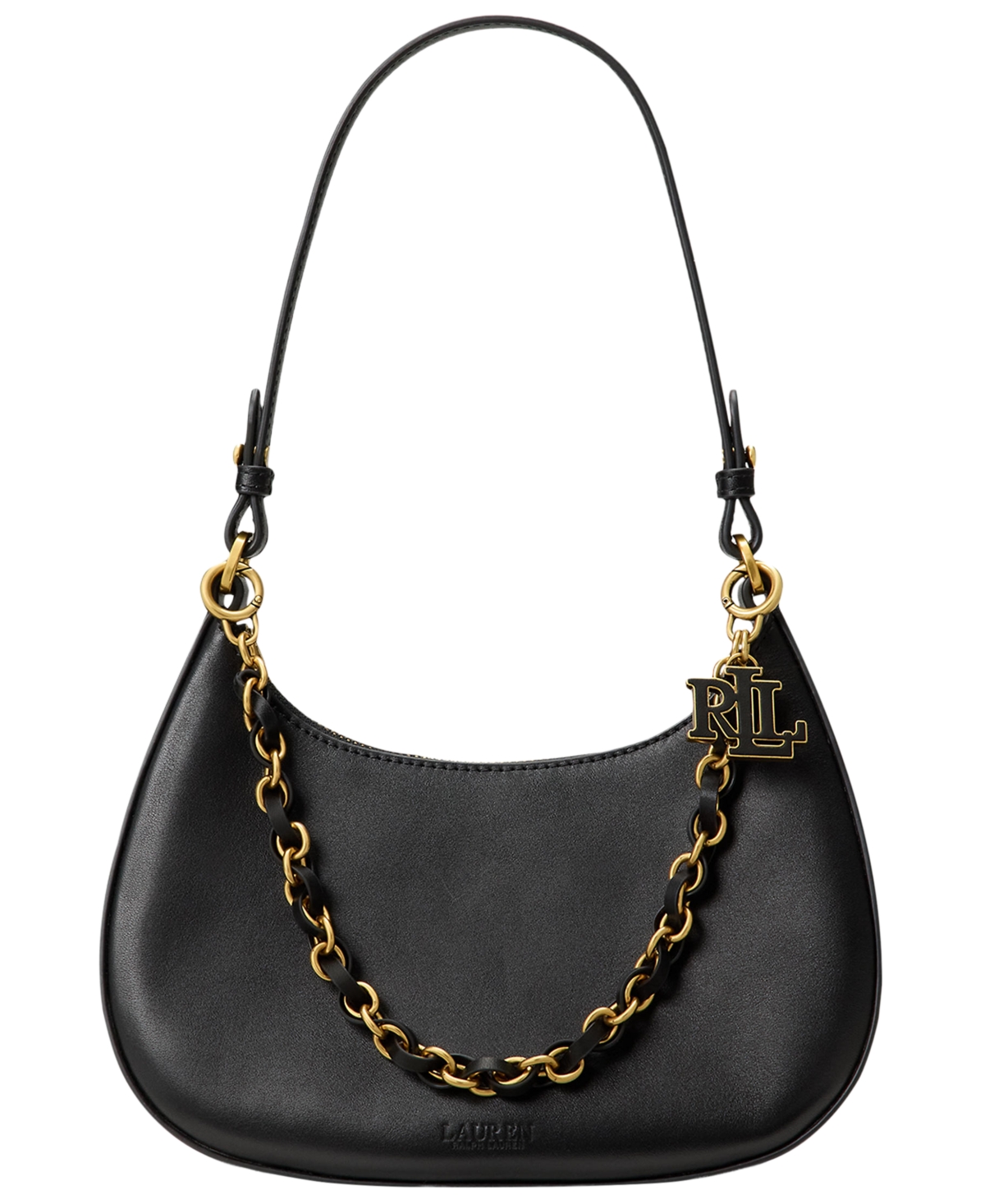 Click here for Lauren Ralph Lauren Small Leather Shoulder Handbag... prices