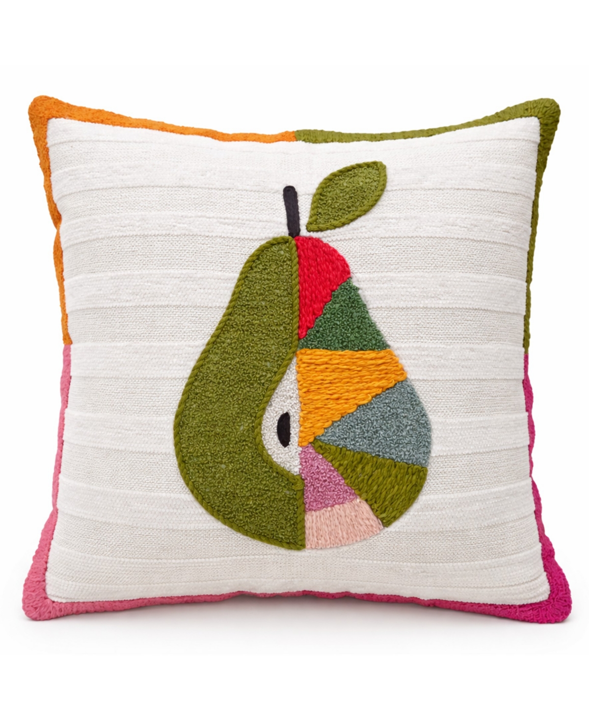 Click here for Vibhsa Dear Pear Textured Stripe Embroidered Decor... prices