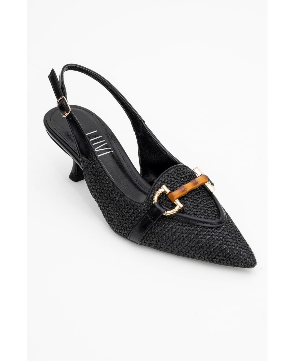 Click here for Prologue Shoes Womens Osca Pointed Toe Buckled Sli... prices