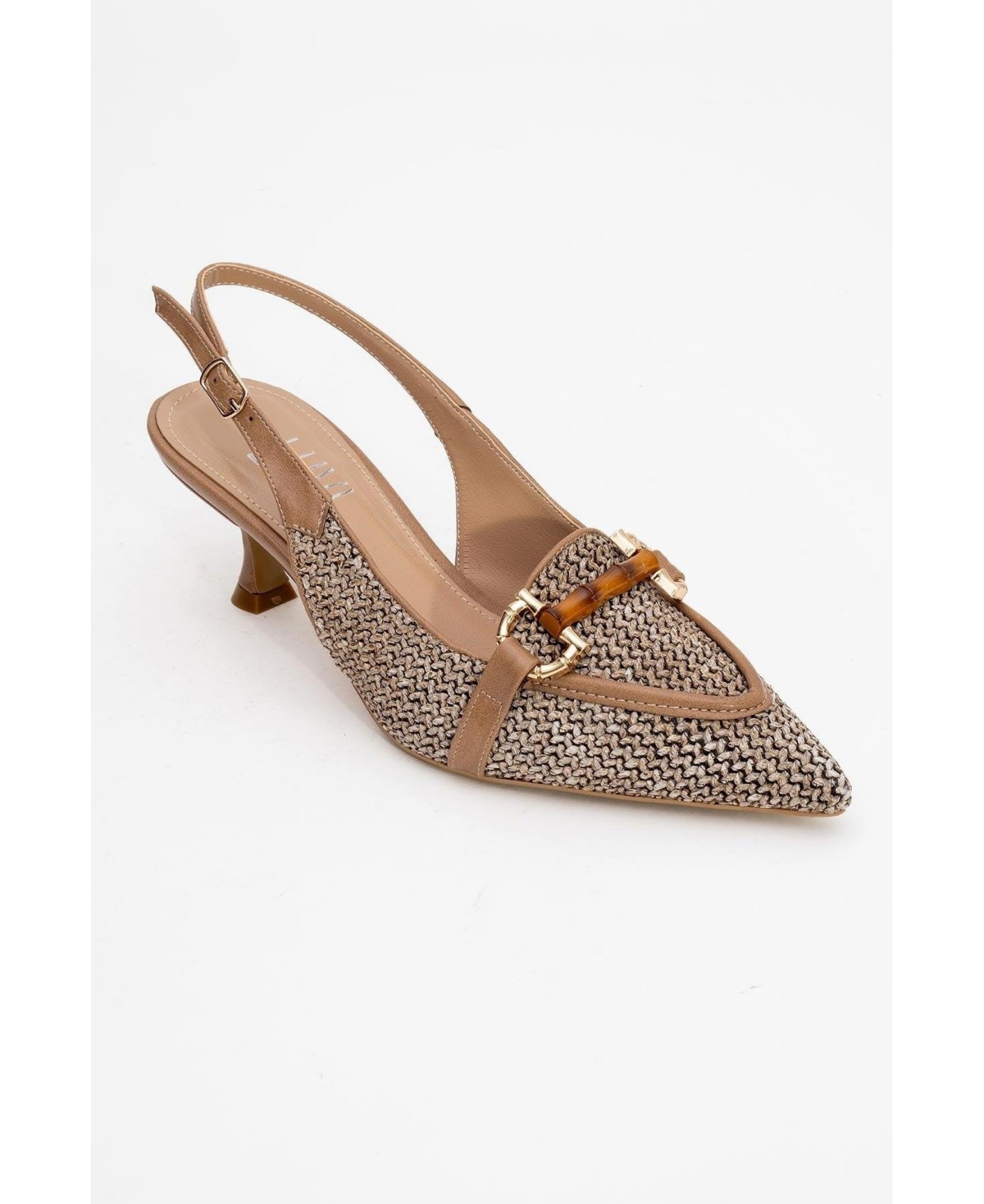 Click here for Prologue Shoes Womens Osca Pointed Toe Buckled Sli... prices