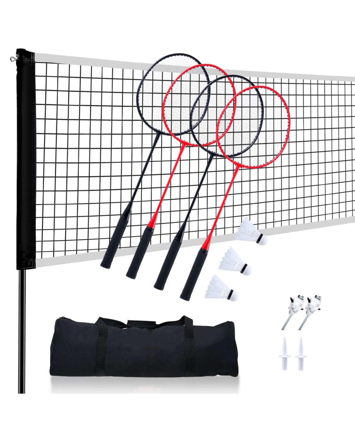Click here for Portable Badminton Net Set with Poles  4 Rackets a... prices