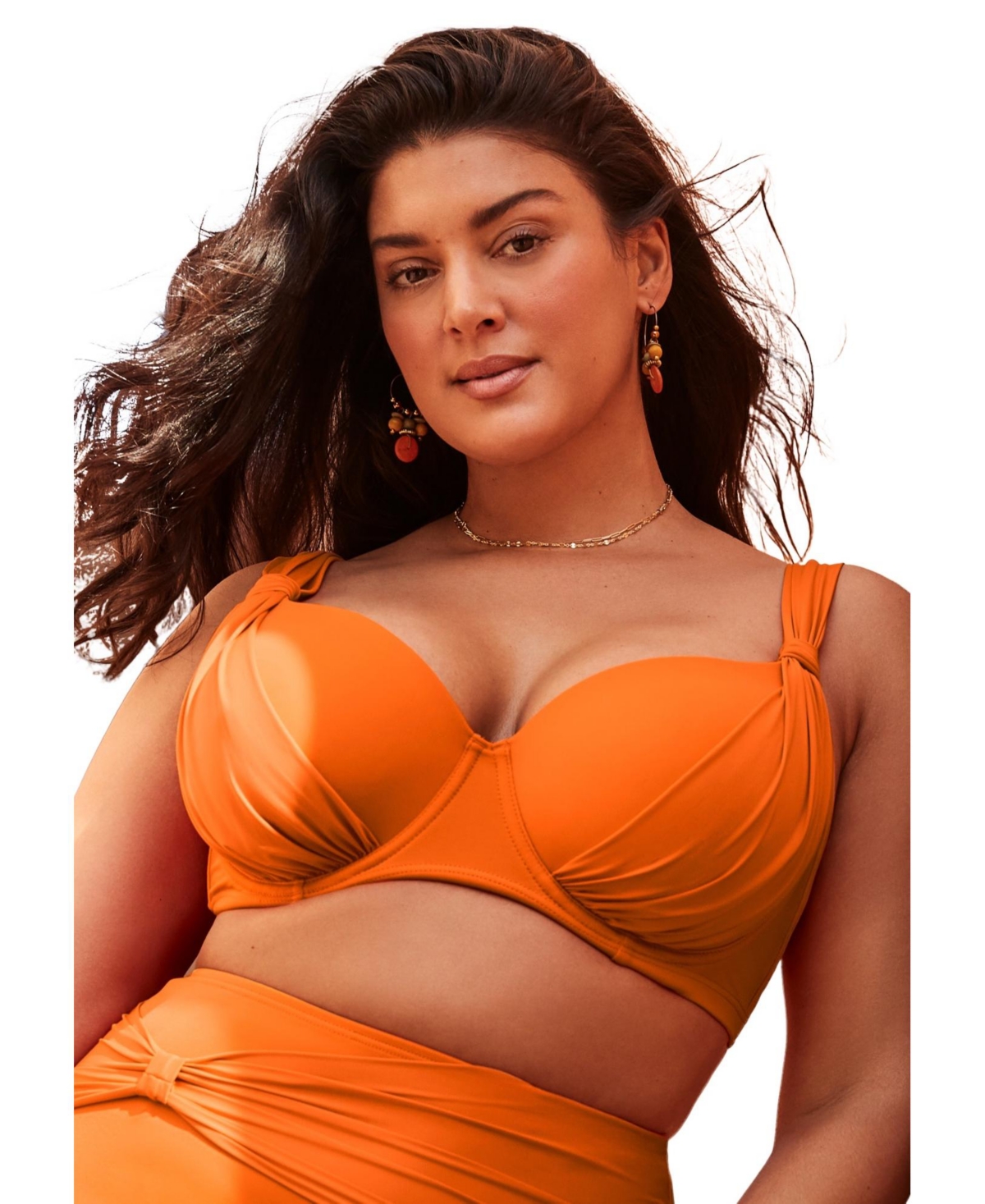 Click here for Swimsuits for All Womens Bra Drape Front Underwire... prices