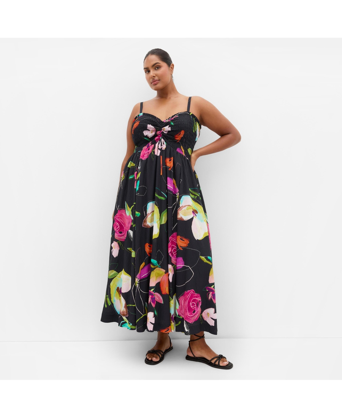 Click here for City Chic Womens Plus Size Malina Sketch Print Shi... prices