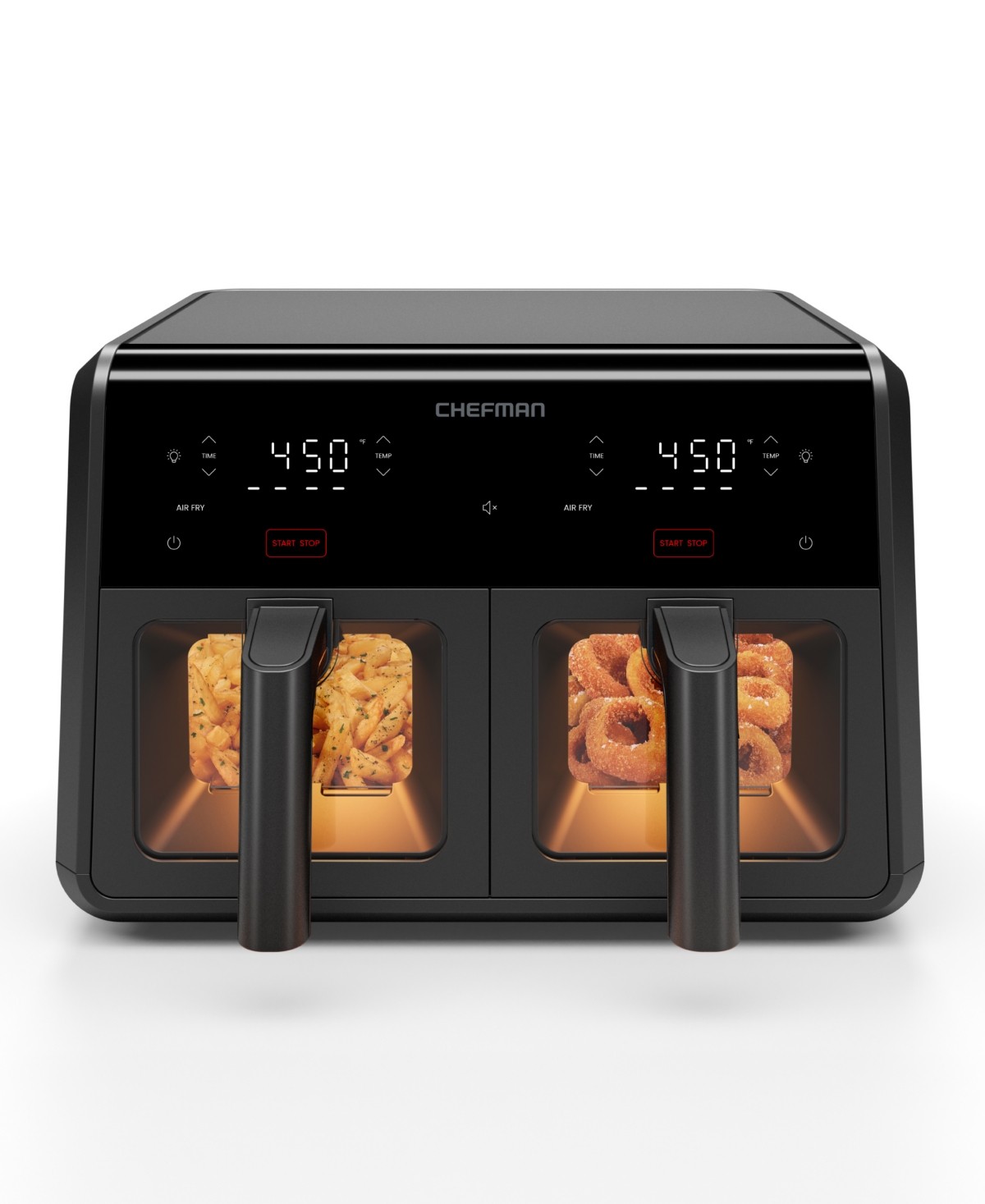 Click here for Chefman TurboFry 9-Quarts Dual-Basket Air Fryer -... prices