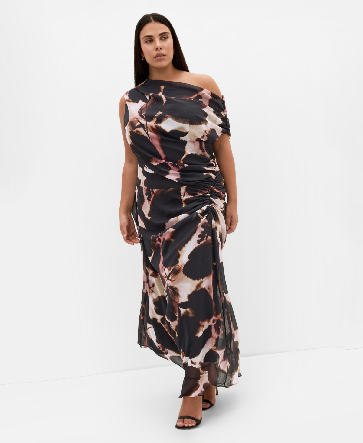 Click here for City Chic Womens Vivid Print Maxi Dress - Sunset b... prices