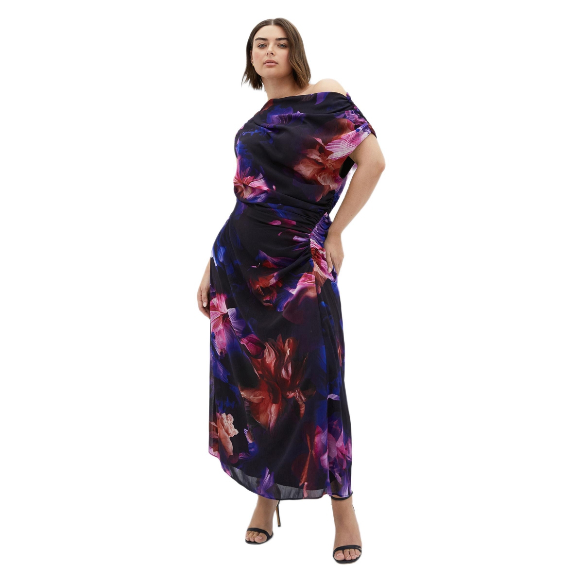 Click here for City Chic Womens Vivid Print Maxi Dress - Vivid fl... prices