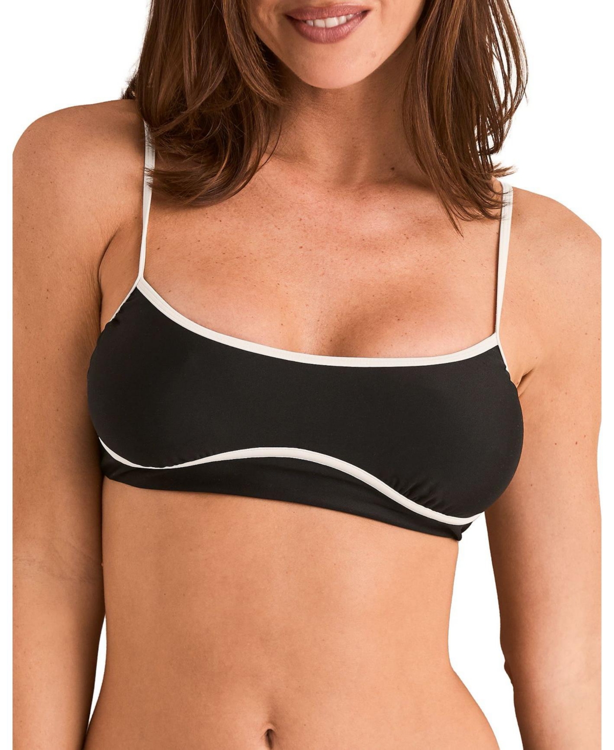 Click here for Adore Me Womens River Swimwear Top - Black prices