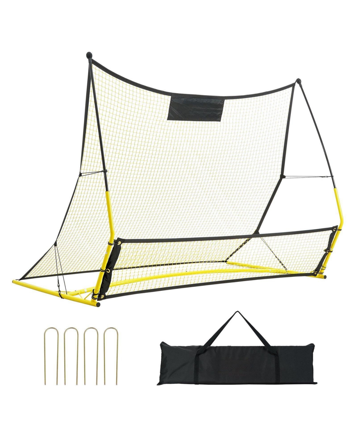Click here for Mecale 71 x 40 Inch 2-in-1 Soccer Rebounder Net wi... prices
