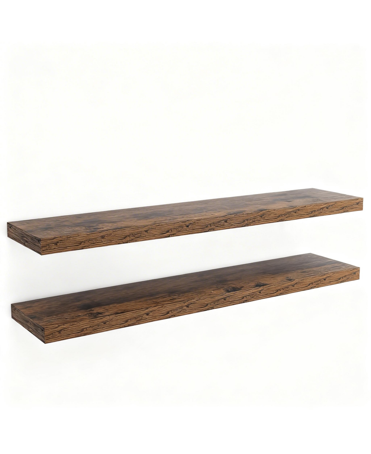 Click here for Yigii Floating Shelves Wall Mounted Set of 2 Rusti... prices