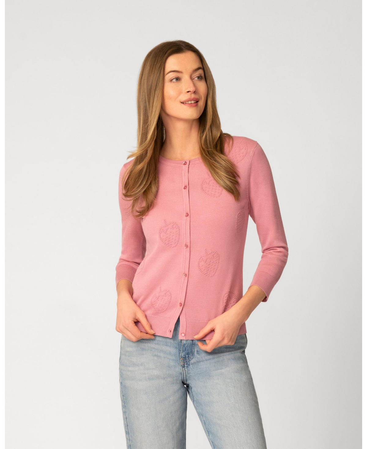 Click here for Cable & Gauge Womens Sun Stitch Button Cardigan -... prices