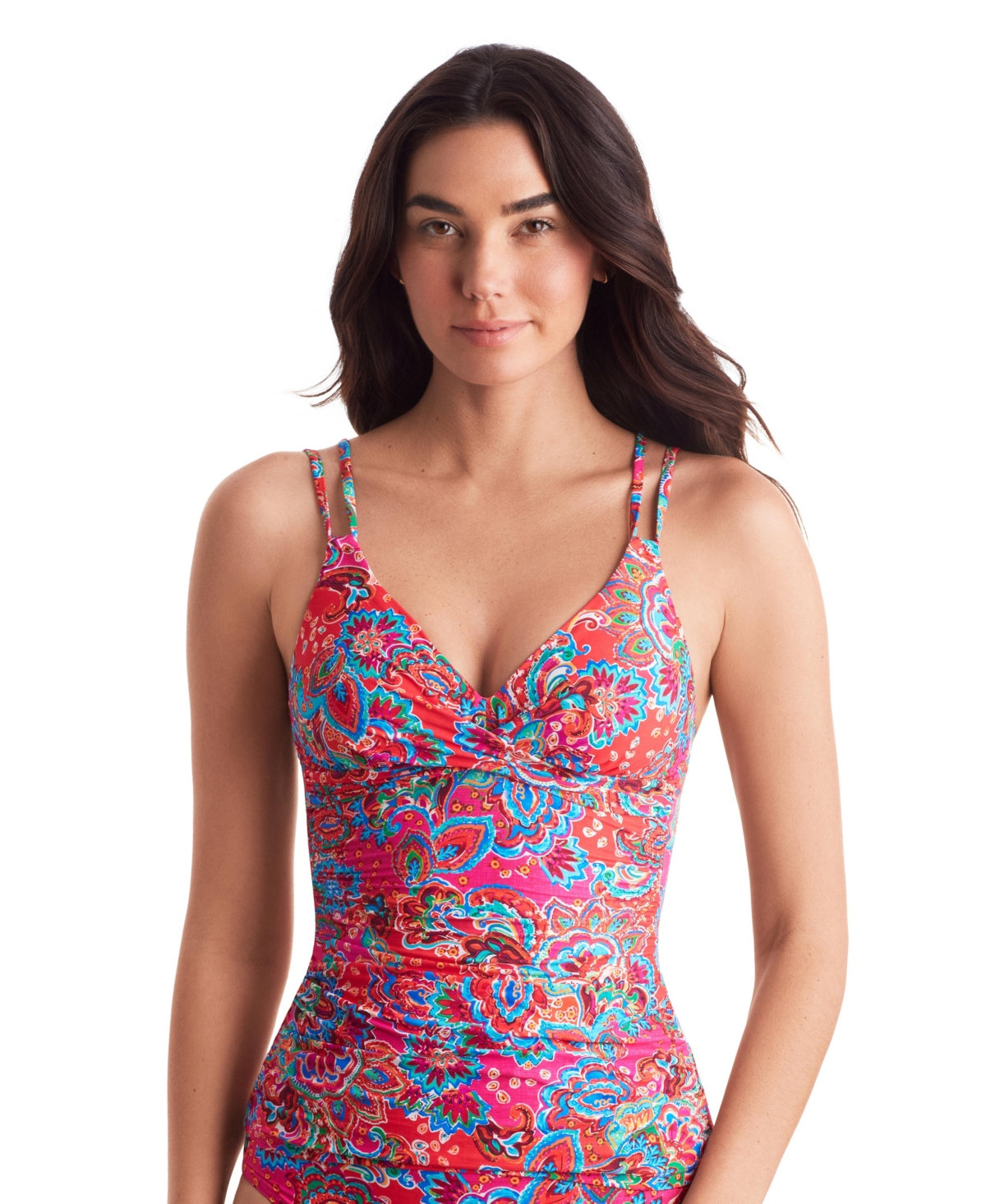 Click here for Mimi Flamingo Womens Haven Tankini - Island paisle... prices