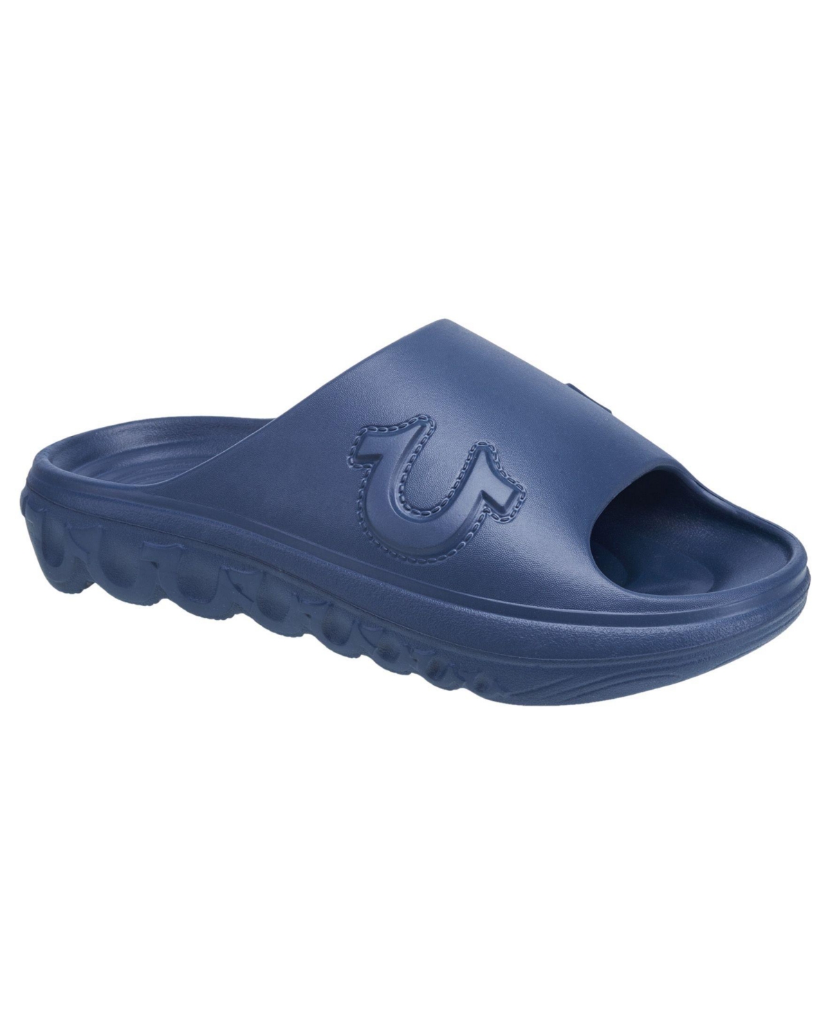 Click here for True Religion Mens Tupac Molded Slide - Navy prices