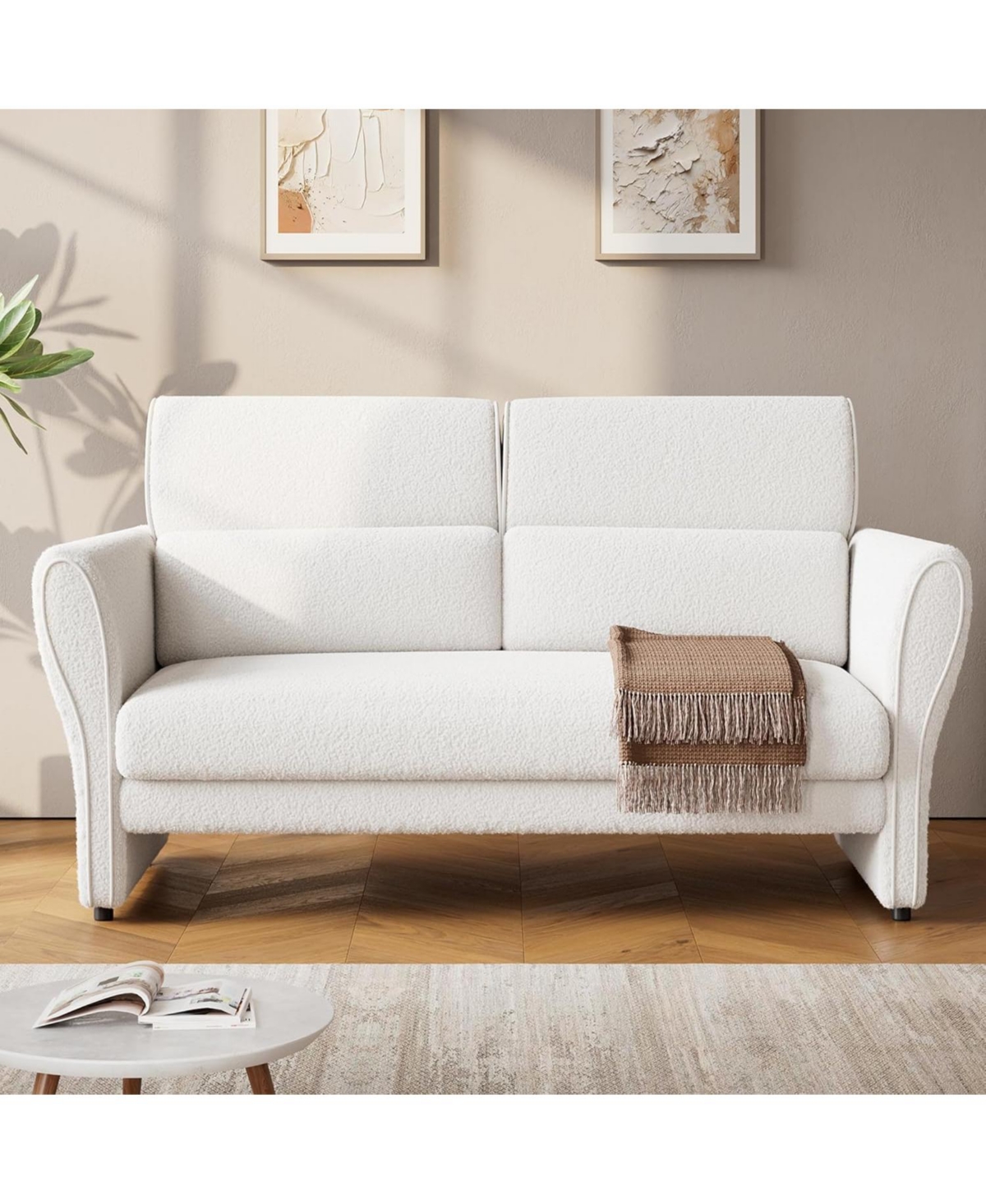 Click here for gaomon Loveseat Sofa  Modern Upholstered Couch wit... prices