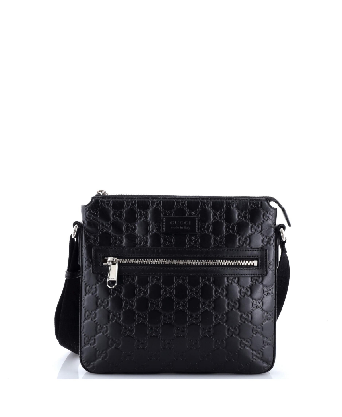 Click here for Pre-Owned Gucci Small Signature Zip Messenger Bag... prices