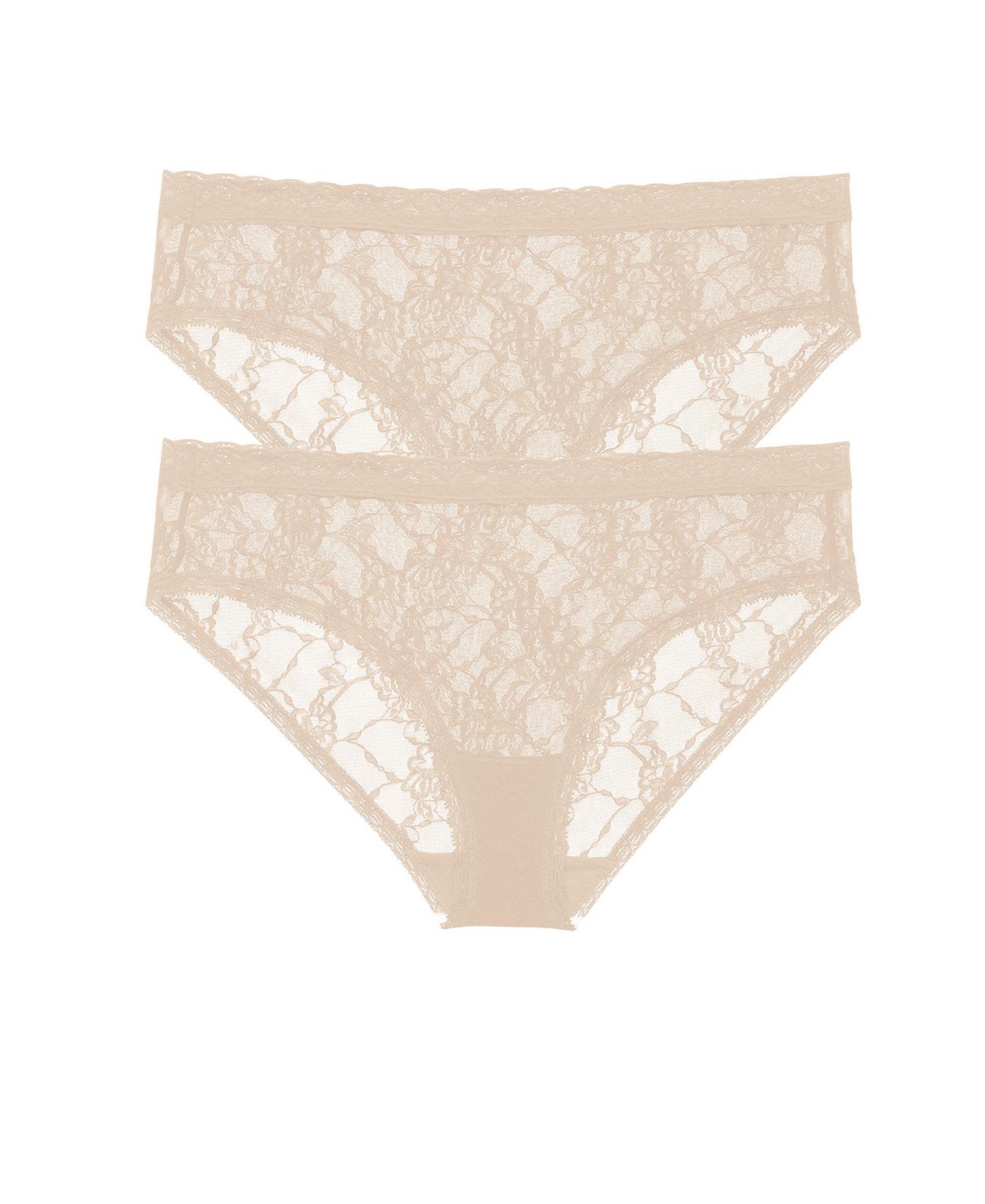 Click here for Natori Womens Bliss Allure One Lace Girl Brief 2-P... prices