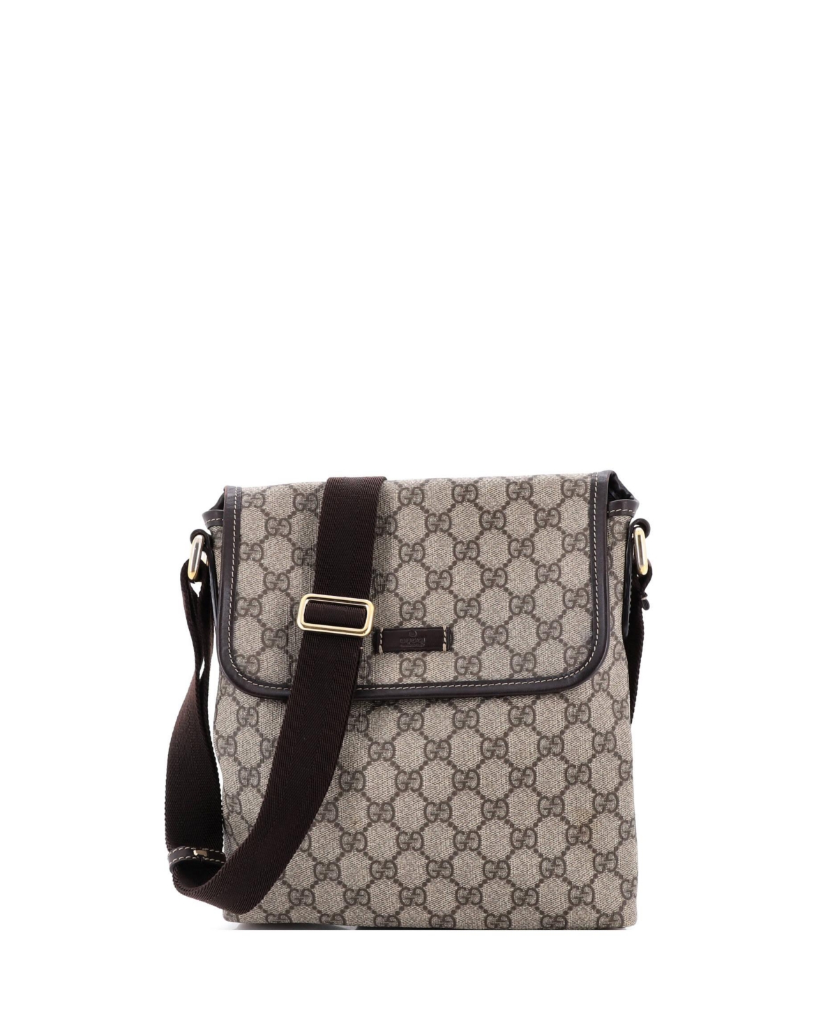 Click here for Pre-Owned Gucci Small Flap Messenger Gg Coated Can... prices