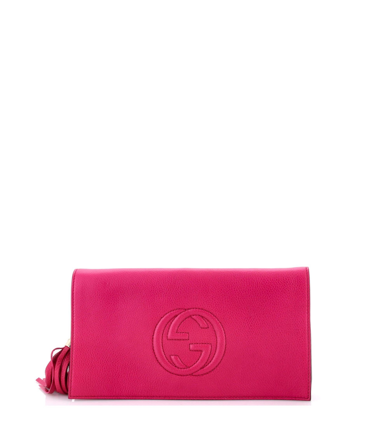 Click here for Pre-Owned Gucci Soho Clutch Leather - Pink prices