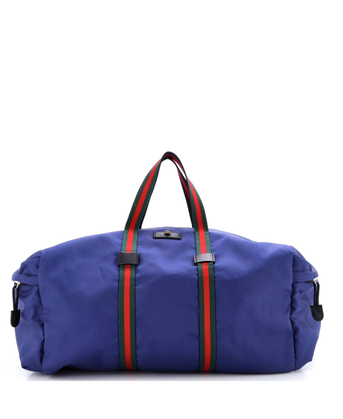 Click here for Pre-Owned Gucci Large Animalier Web Duffle Bag Tec... prices