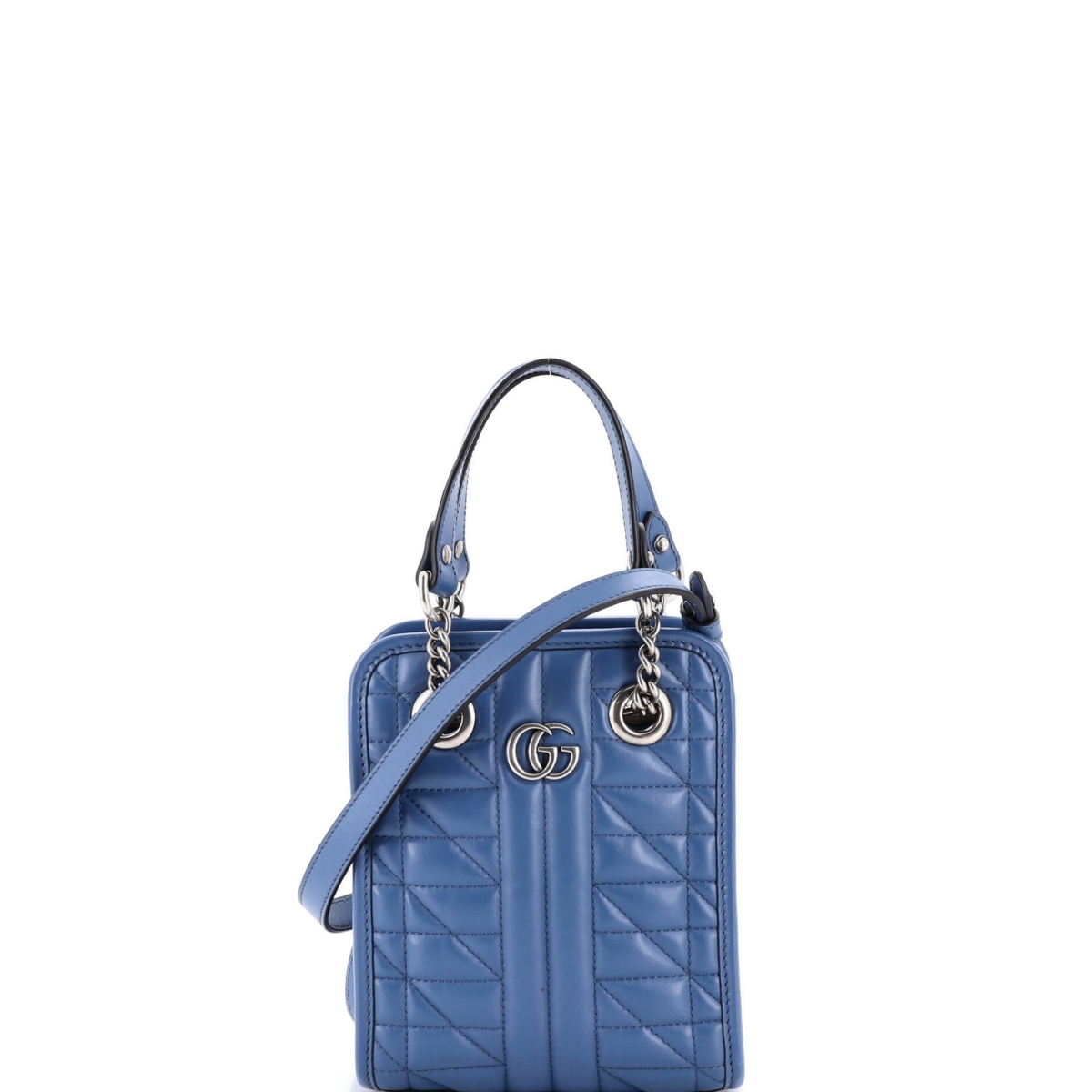 Click here for Pre-Owned Gucci Mini Gg Marmont Handle Crossbody B... prices