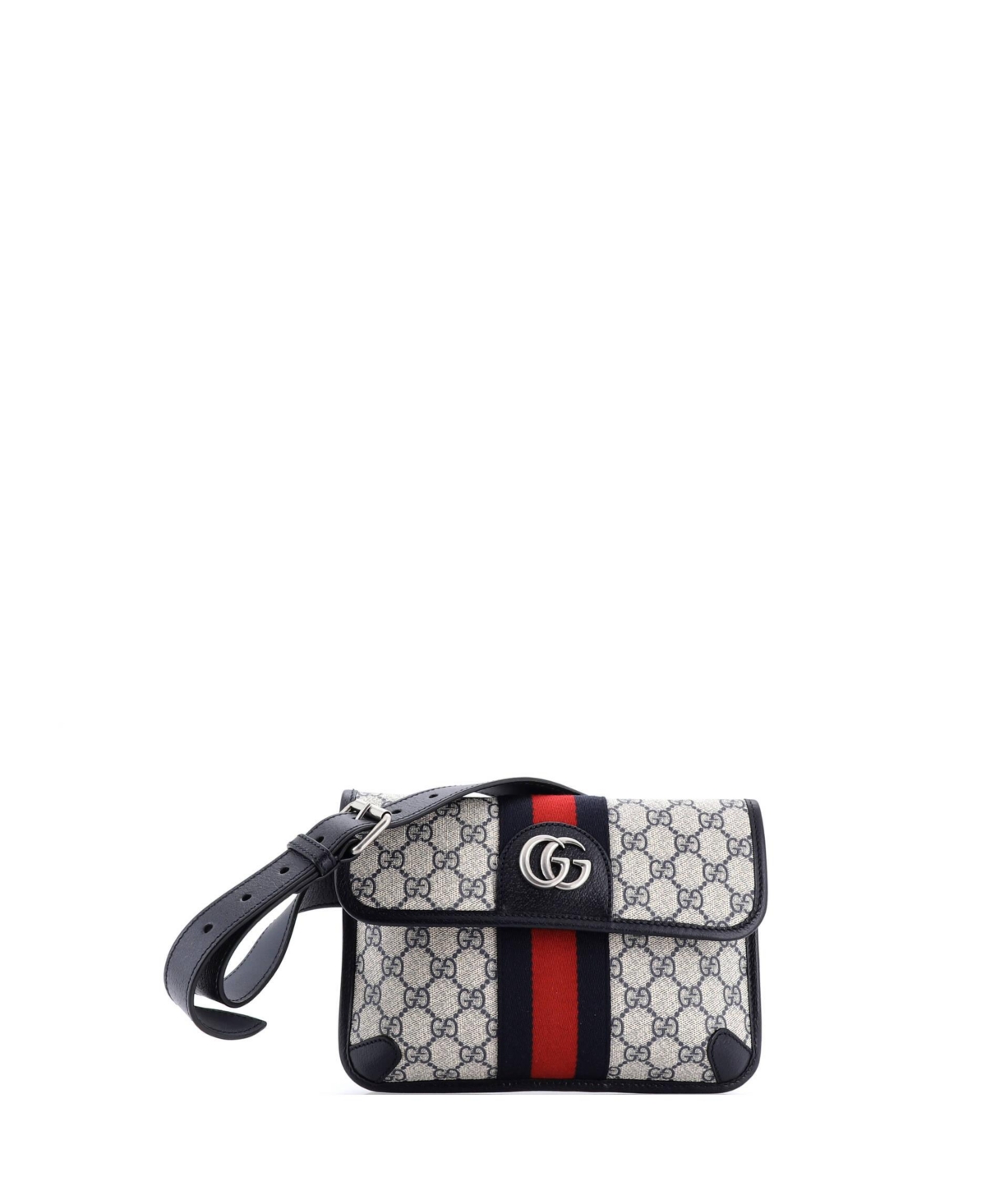 Click here for Pre-Owned Gucci Ophidia Flap Belt Bag Gg Coated Ca... prices