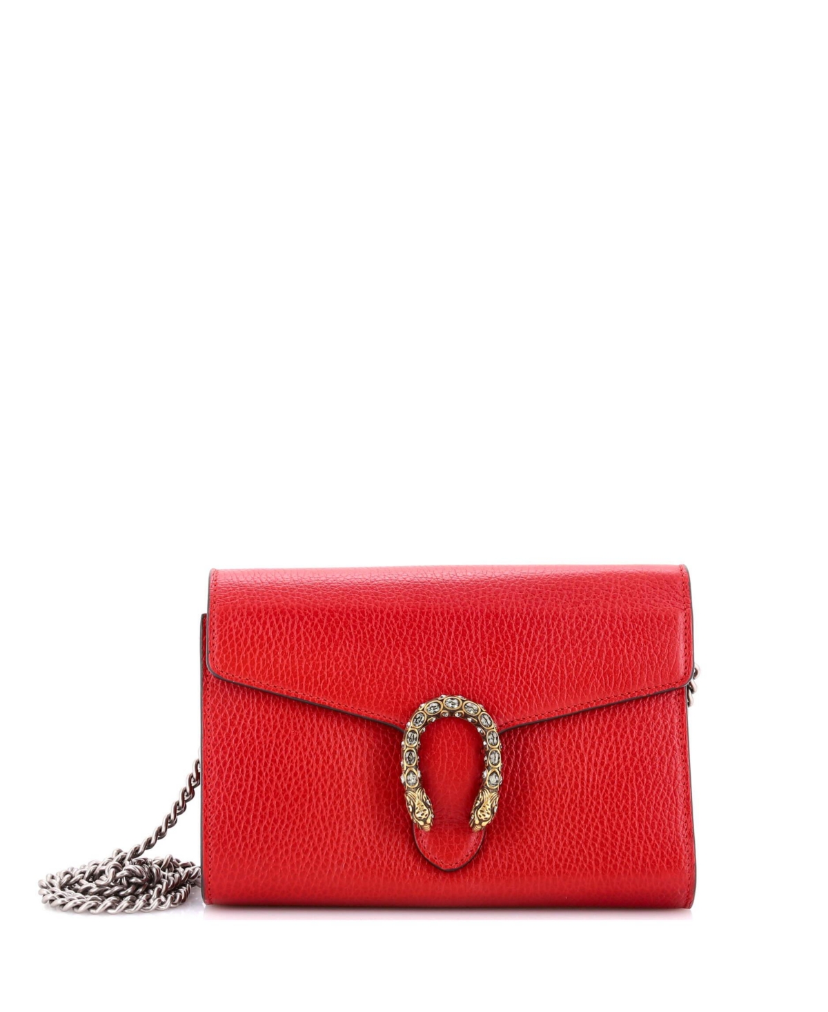 Click here for Pre-Owned Gucci Small Dionysus Chain Wallet Leathe... prices