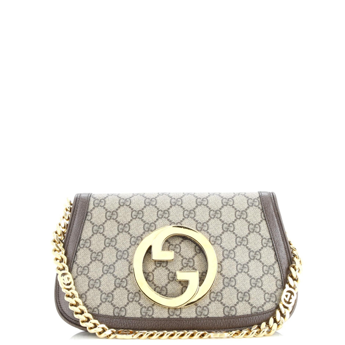 Click here for Pre-Owned Gucci Small Blondie Nm Chain Flap Bag Gg... prices