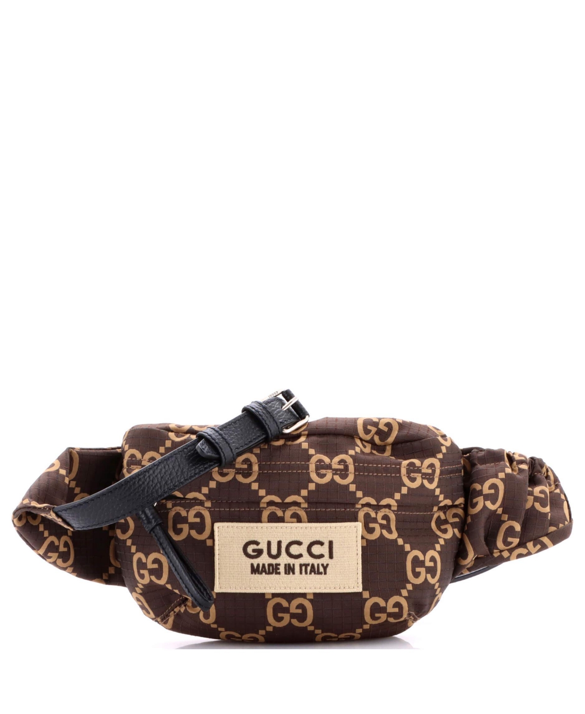 Click here for Pre-Owned Gucci Ripstop Belt Bag Gg Nylon and Leat... prices