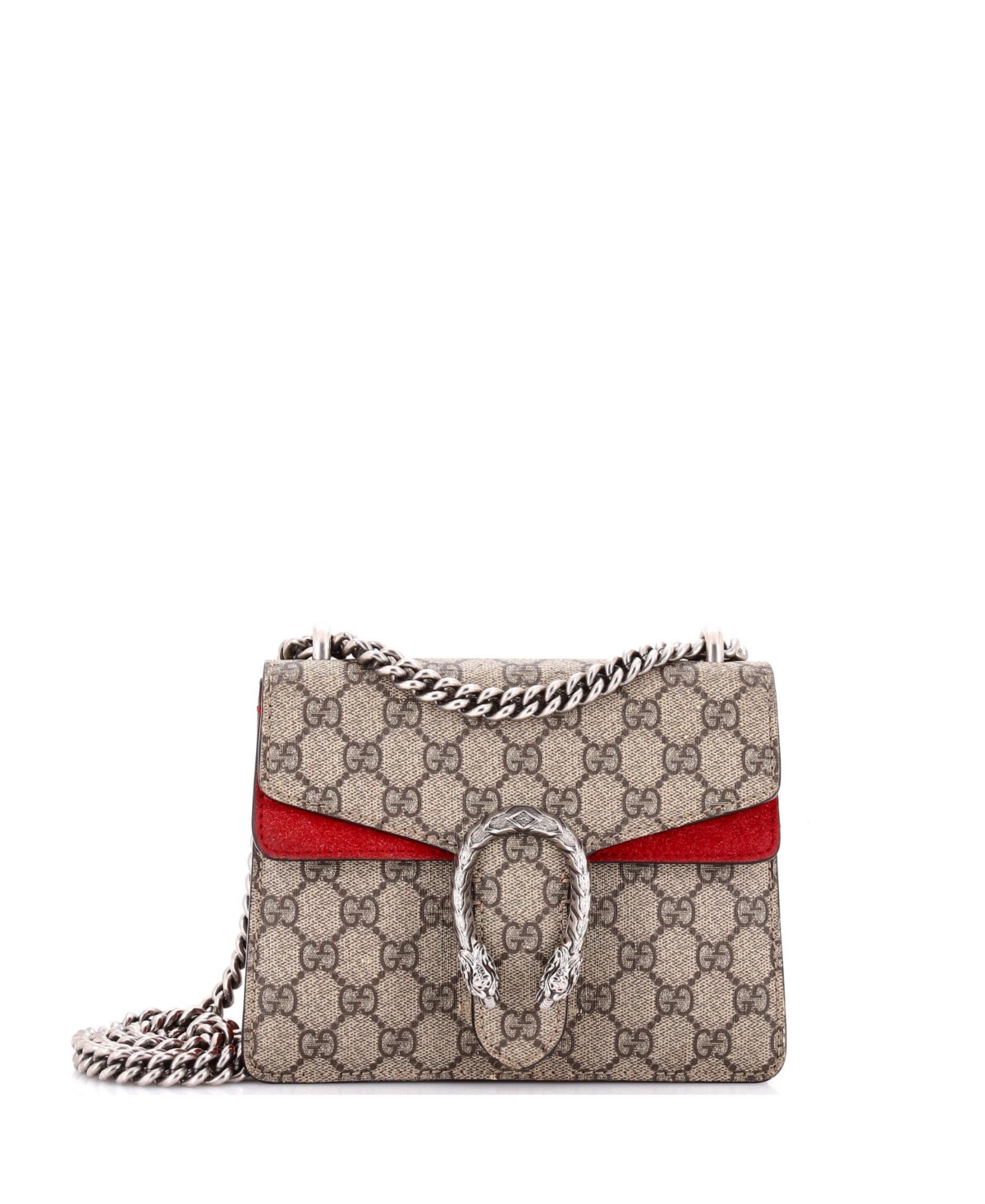 Click here for Pre-Owned Gucci Mini Dionysus Bag Gg Coated Canvas... prices