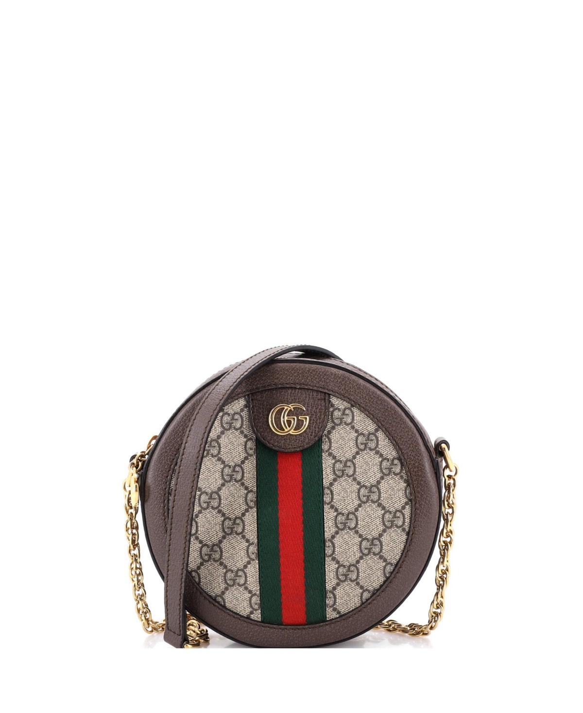 Click here for Pre-Owned Gucci Mini Ophidia Round Shoulder Bag Gg... prices