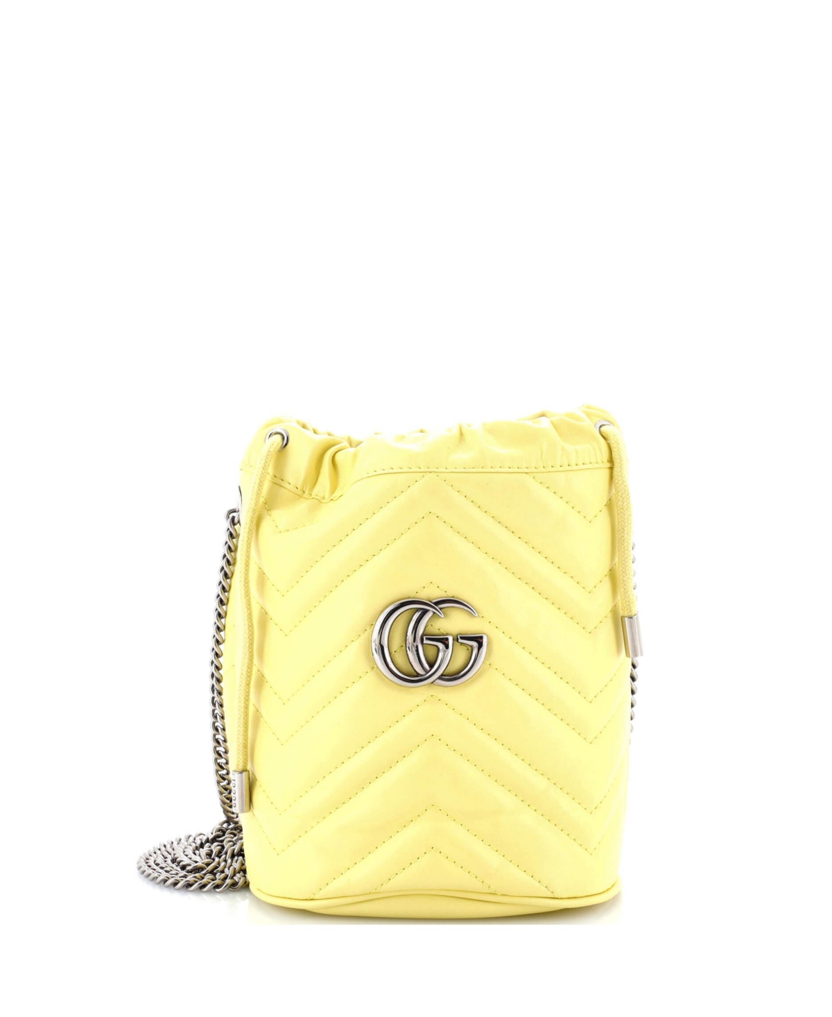 Click here for Pre-Owned Gucci Mini Gg Marmont Bucket Bag Matelas... prices