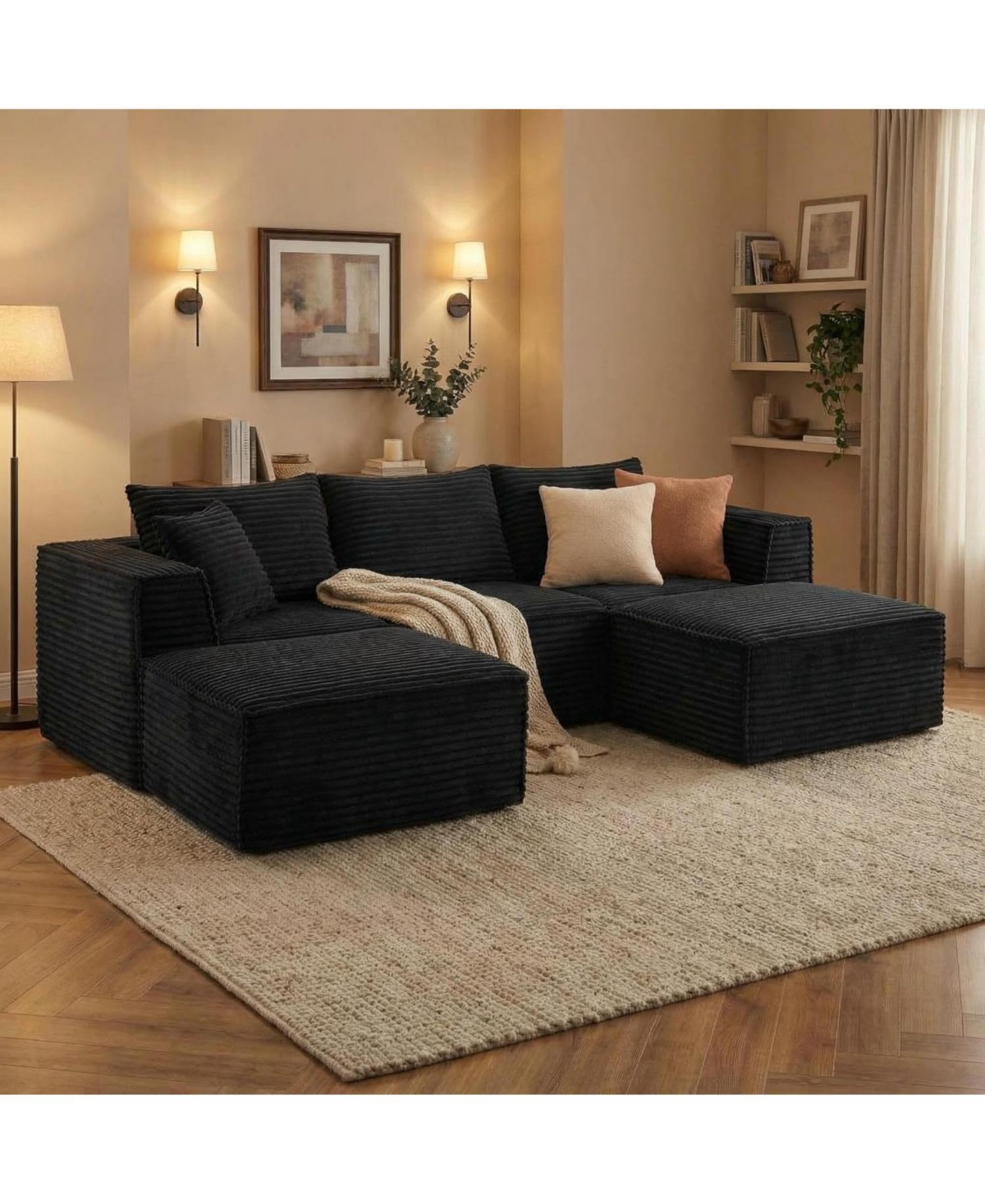 Click here for gaomon 107" Cloud Sectional Sofa  U-Shaped Mo... prices