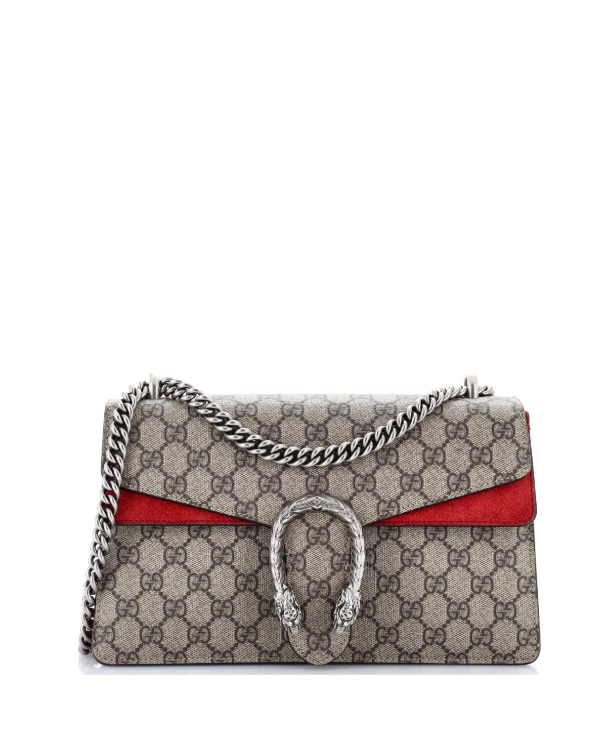 Click here for Pre-Owned Gucci Small Dionysus Bag Gg Coated Canva... prices