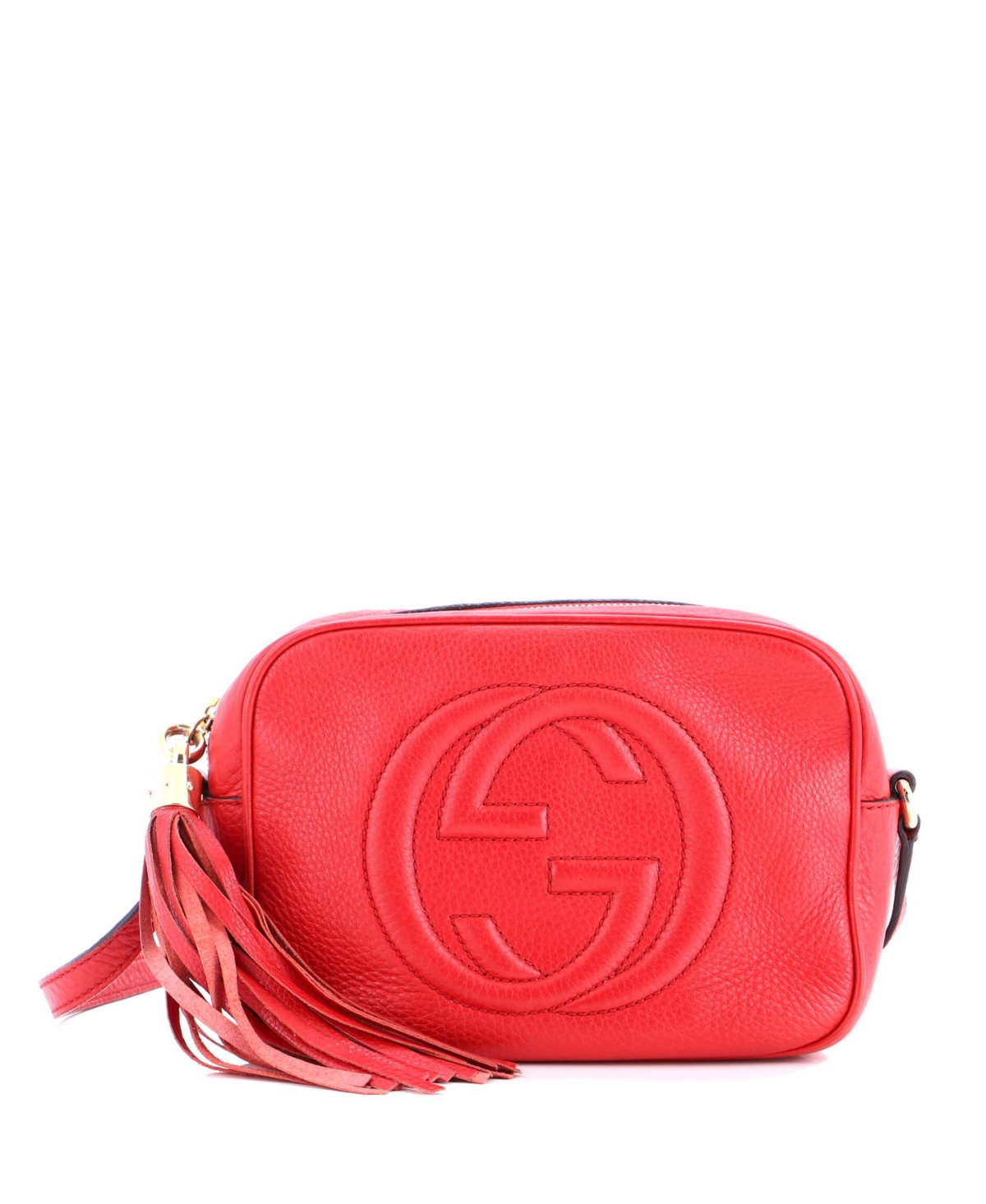 Click here for Pre-Owned Gucci Small Soho Disco Crossbody Bag Lea... prices