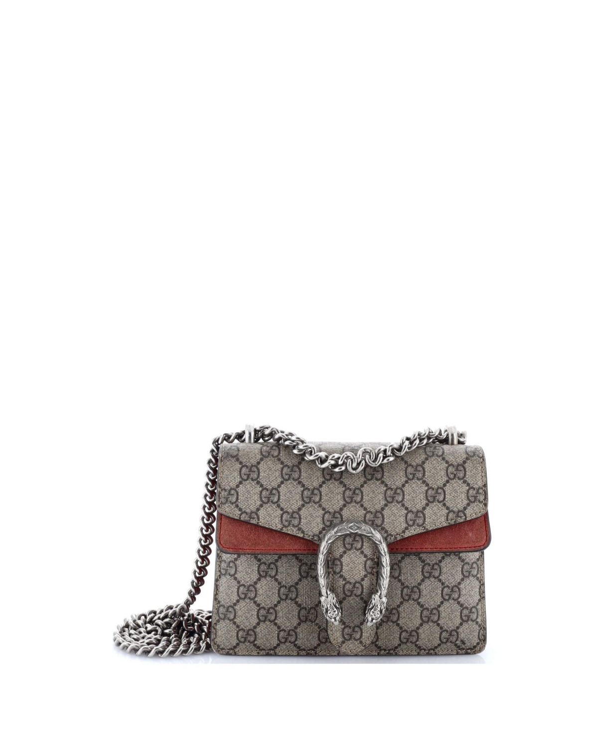 Click here for Pre-Owned Gucci Mini Dionysus Bag Gg Coated Canvas... prices