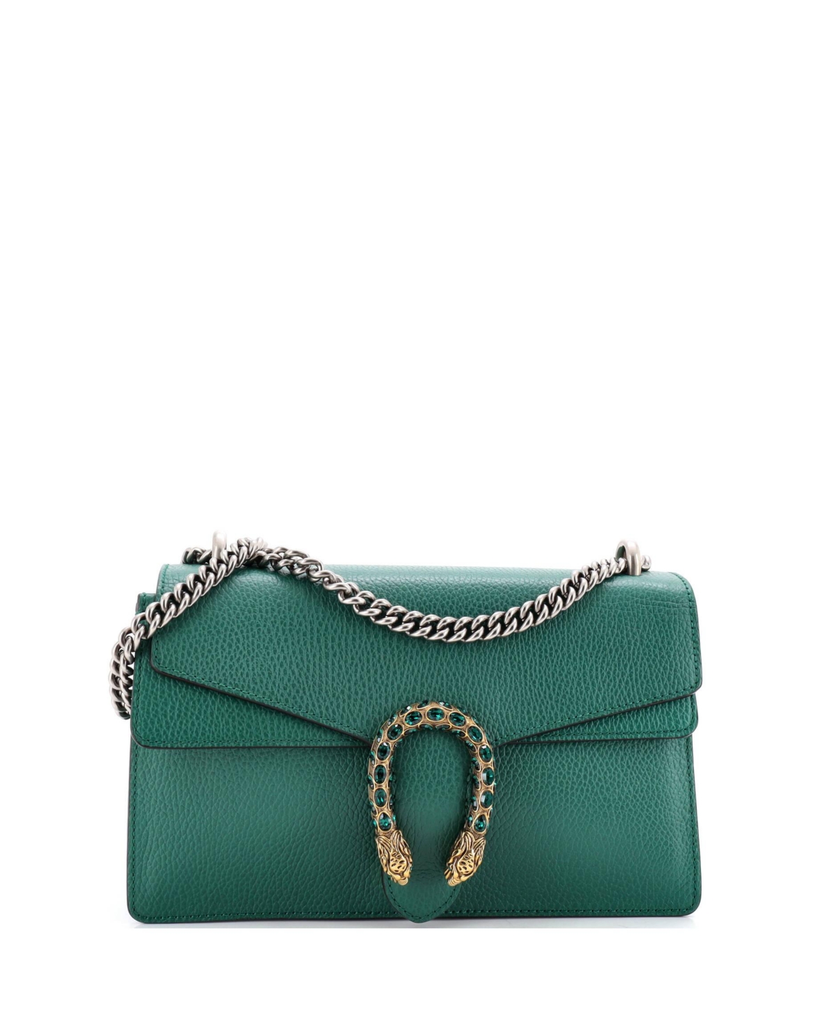 Click here for Pre-Owned Gucci Small Dionysus Bag Leather - Green prices