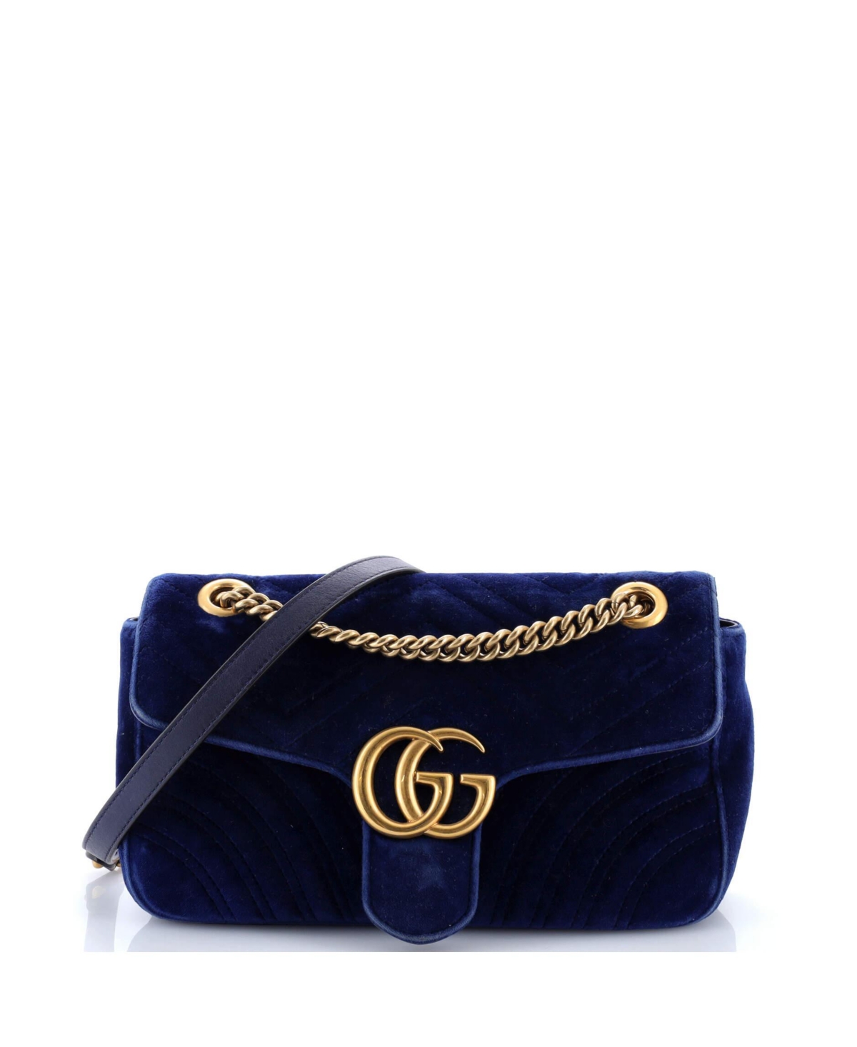 Click here for Pre-Owned Gucci Medium Gg Marmont Flap Bag Matelas... prices