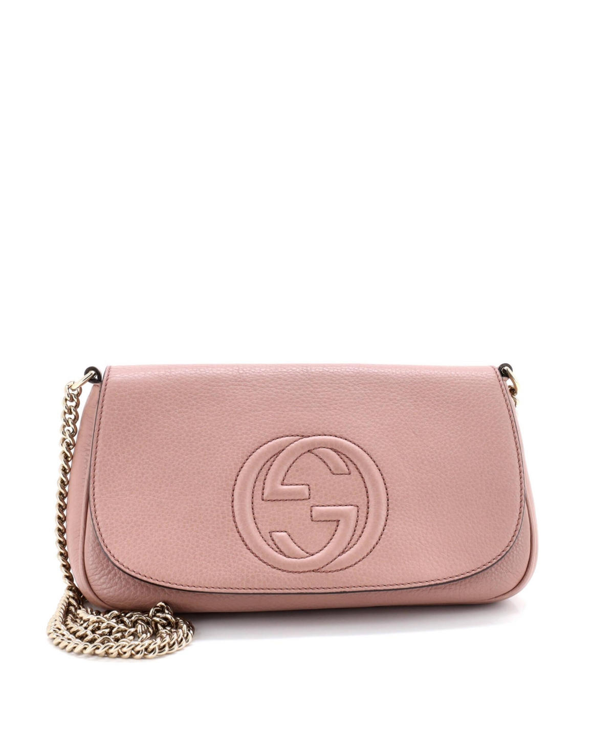 Click here for Pre-Owned Gucci Medium Soho Chain Crossbody Bag Le... prices