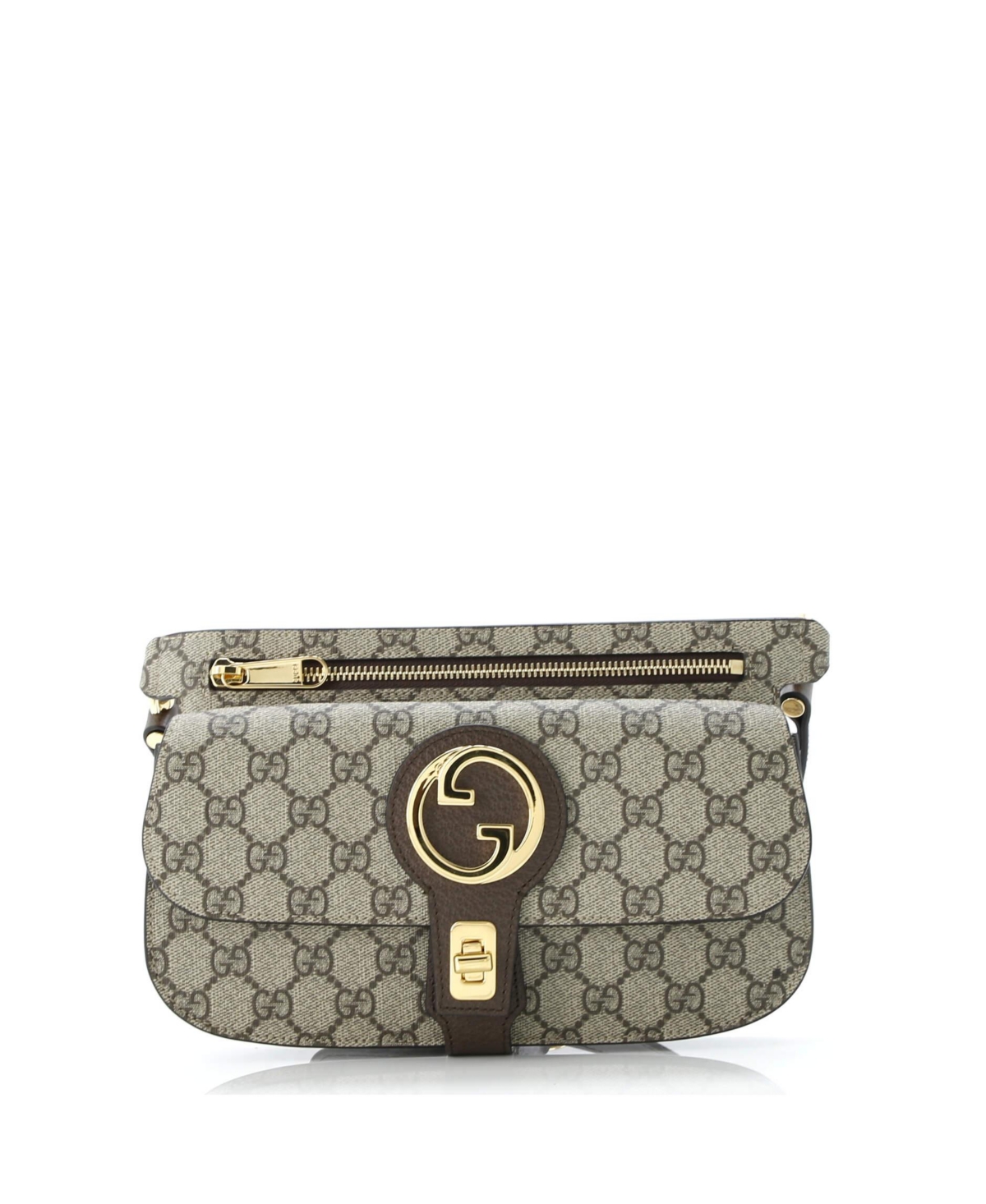 Click here for Pre-Owned Gucci Blondie Flap Pocket Belt Bag Gg Co... prices